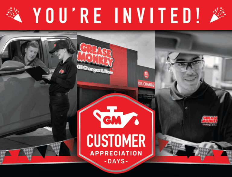 Customer Appreciation Days - Grease Monkey Oil Change