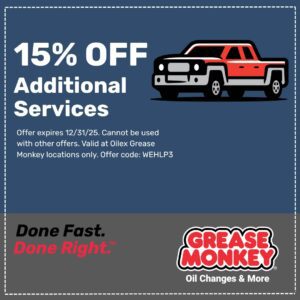 Grease Monkey Coupons & Special Offers | Valid in CO, AZ, TX